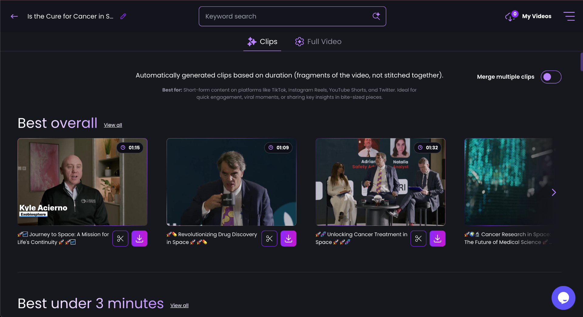 AI Video Clipper — Short Clips from Long Videos | Wisecut